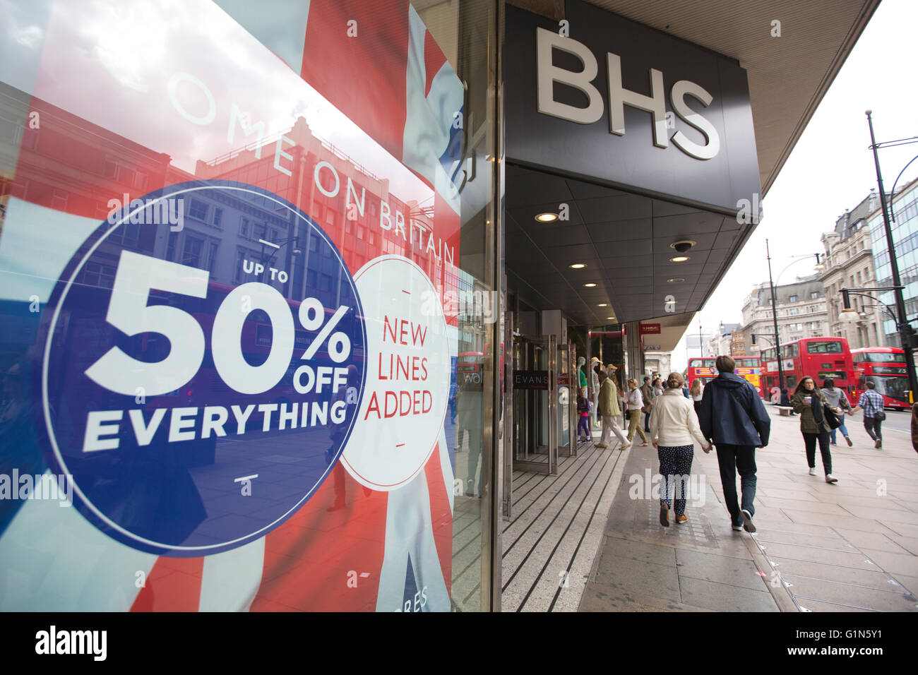 Troubled department store British Home Stores (BHS) which filed for ...