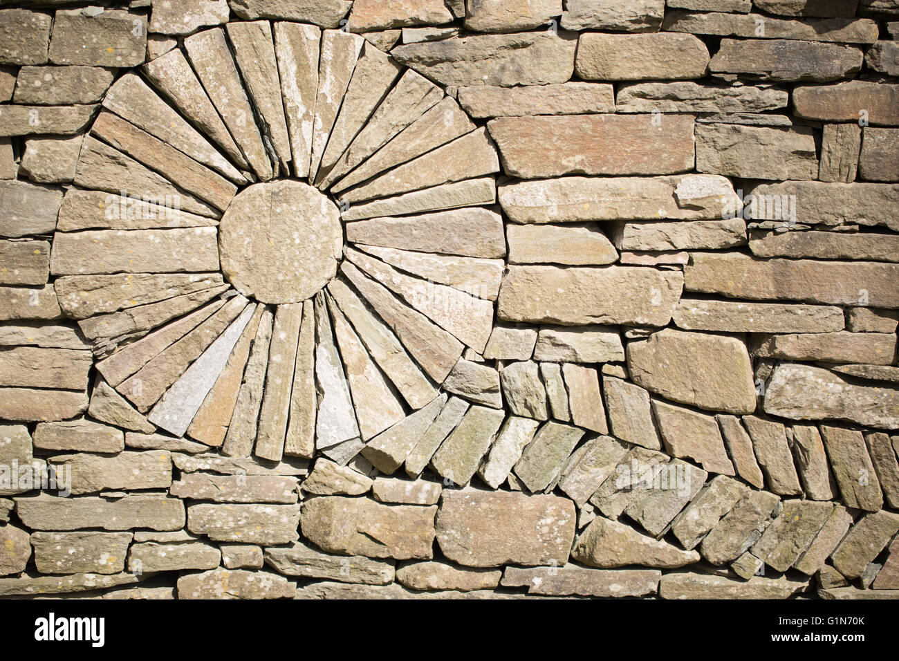 Circular dry stone wall hi-res stock photography and images - Alamy