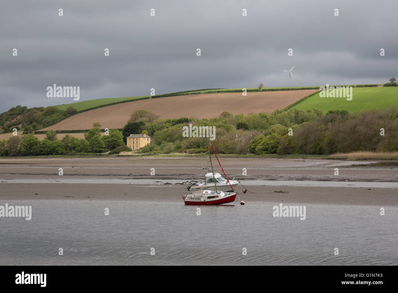 Estuary of the river Teifi near Llandudoch Stock Photo - Alamy