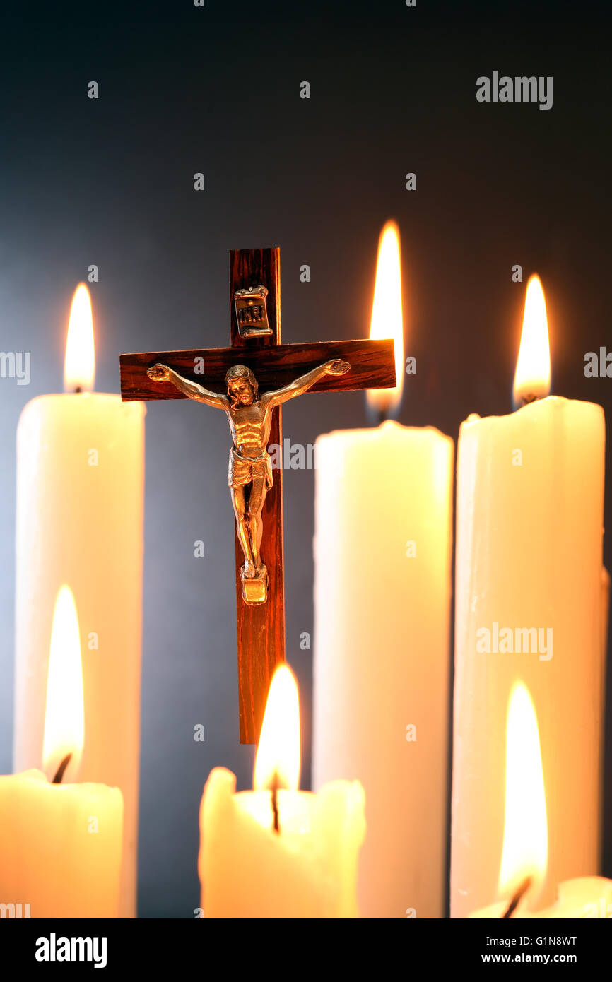Jesus christ hanging on cross hi-res stock photography and images - Alamy