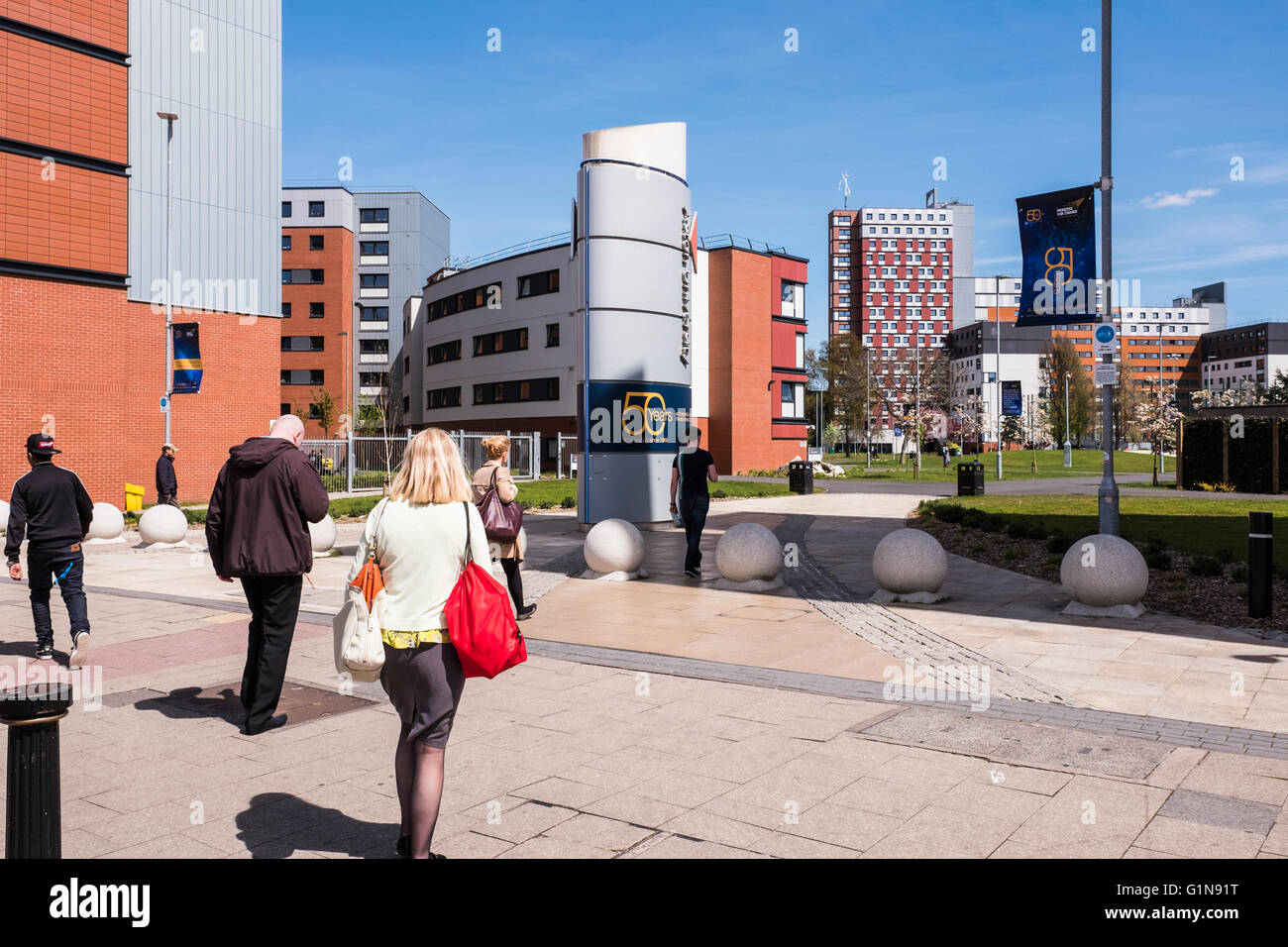 Aston University, Birmingham, West Midlands, England, U.K Stock Photo ...