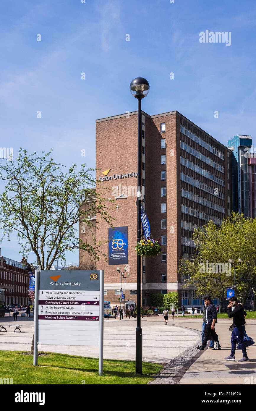 Aston University, Birmingham, West Midlands, England, U.K Stock Photo ...
