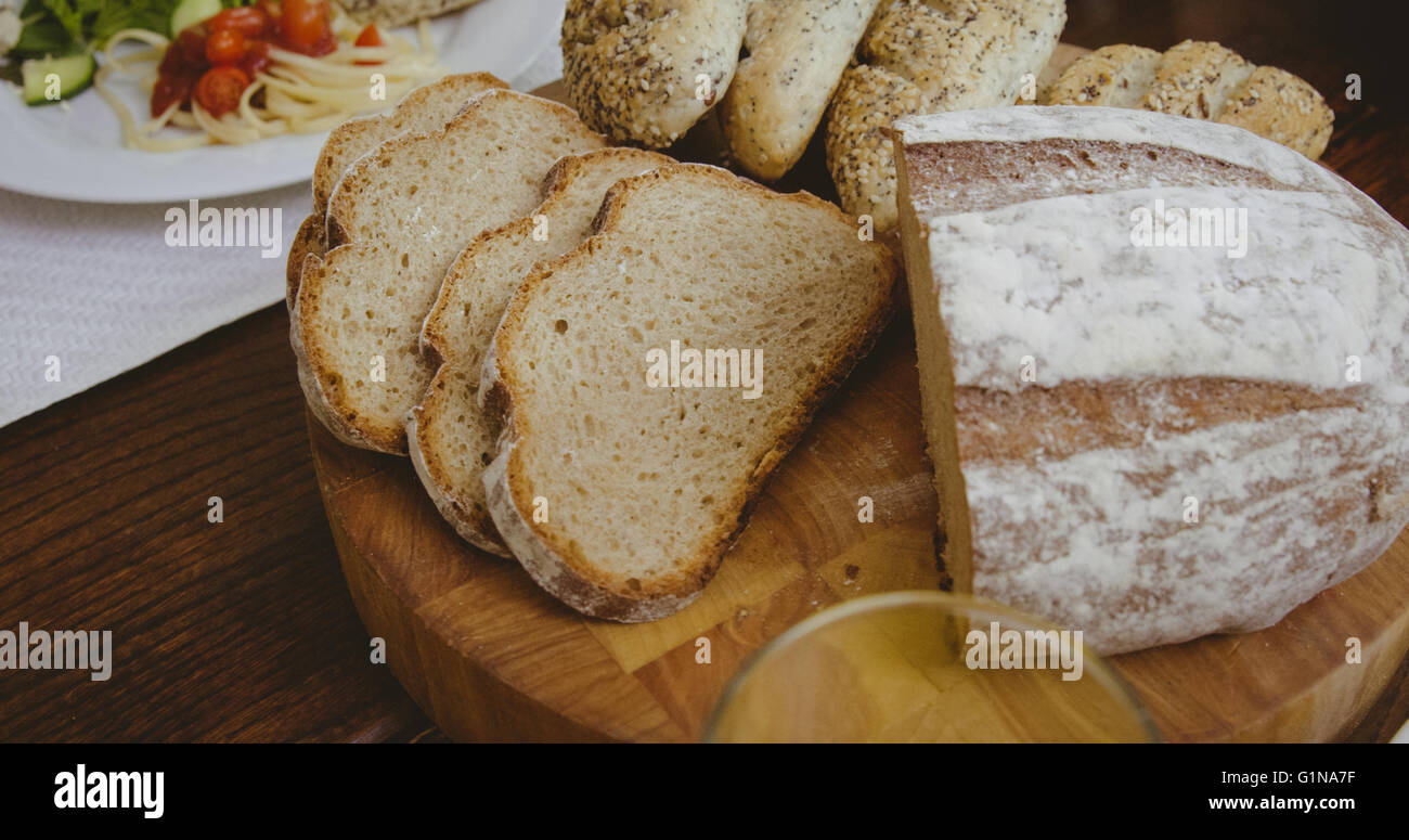 Focus on slice bread Stock Photo - Alamy