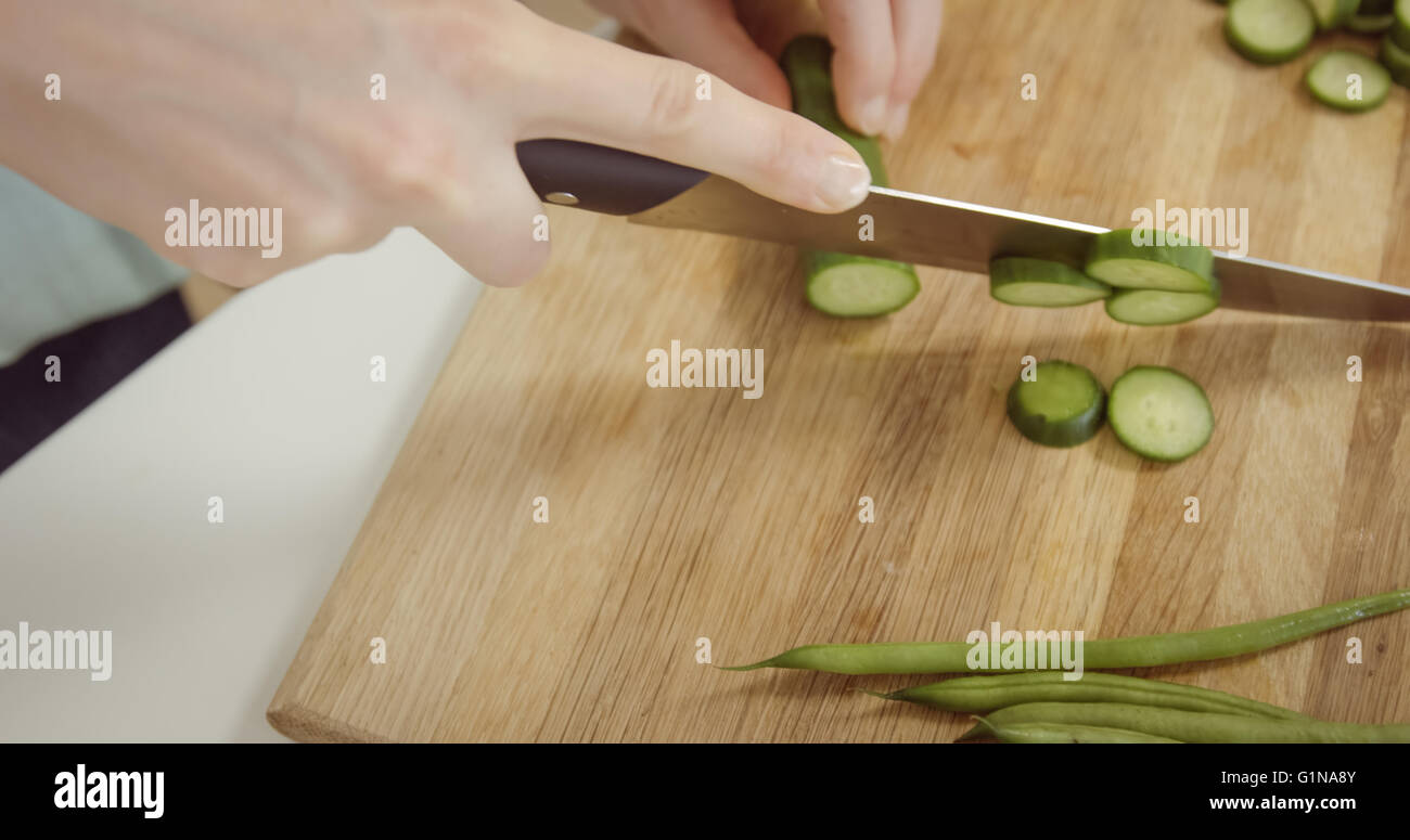 Food preparation close up slicing hi-res stock photography and images ...