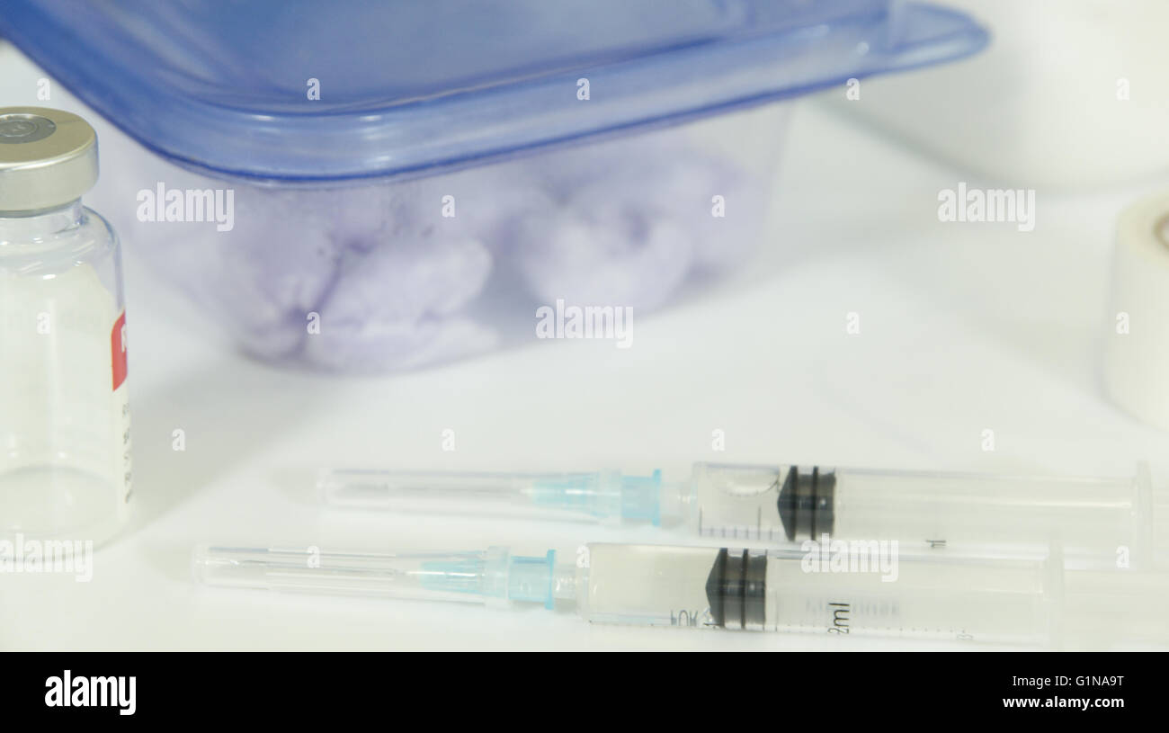 Close up of injection tools Stock Photo - Alamy