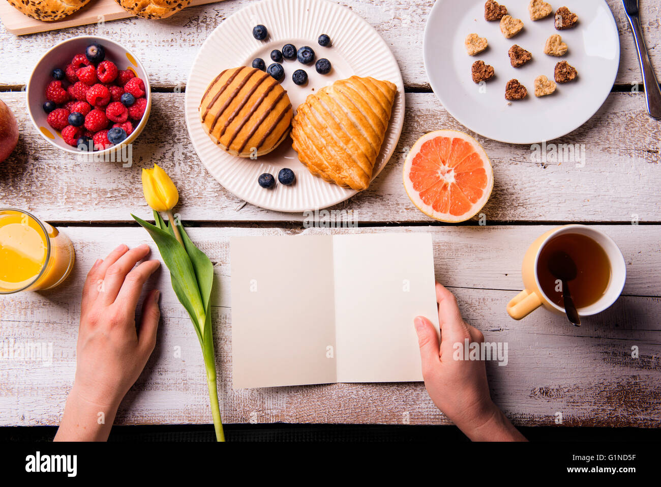 Hand holding holiday shot glass hi-res stock photography and images - Alamy