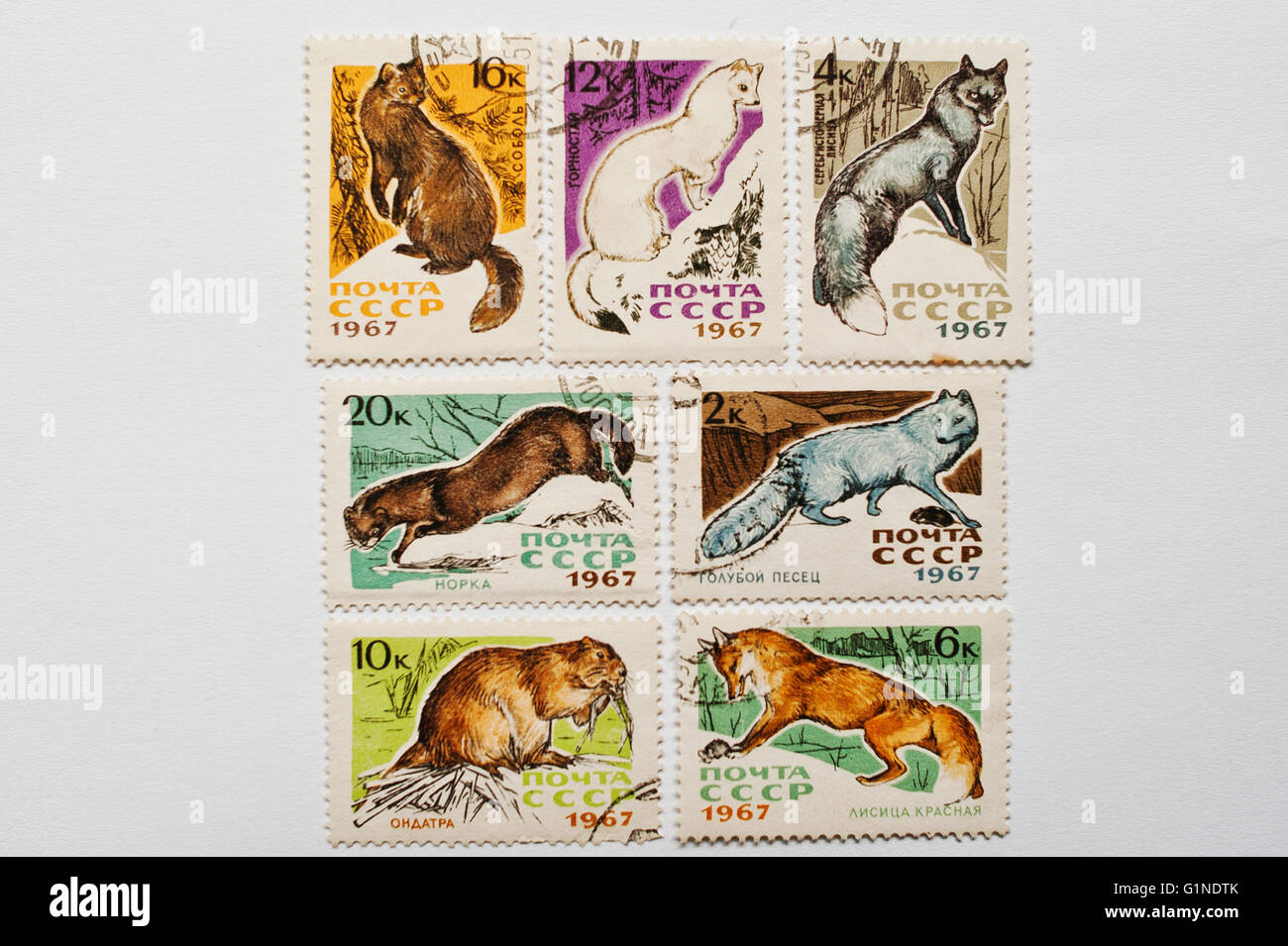 Ussr circa 1967 stamp printed in hi-res stock photography and images ...