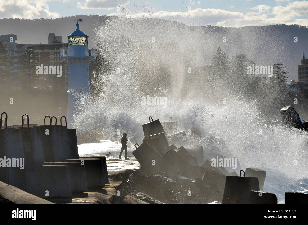 Splashed by a wave High Resolution Stock Photography and Images - Alamy
