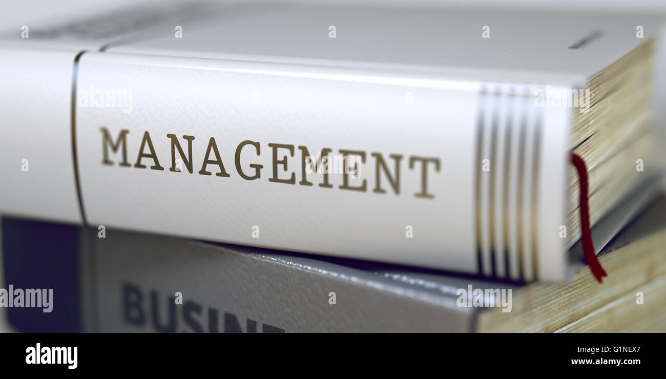 Management Concept on Book Title Stock Photo - Alamy