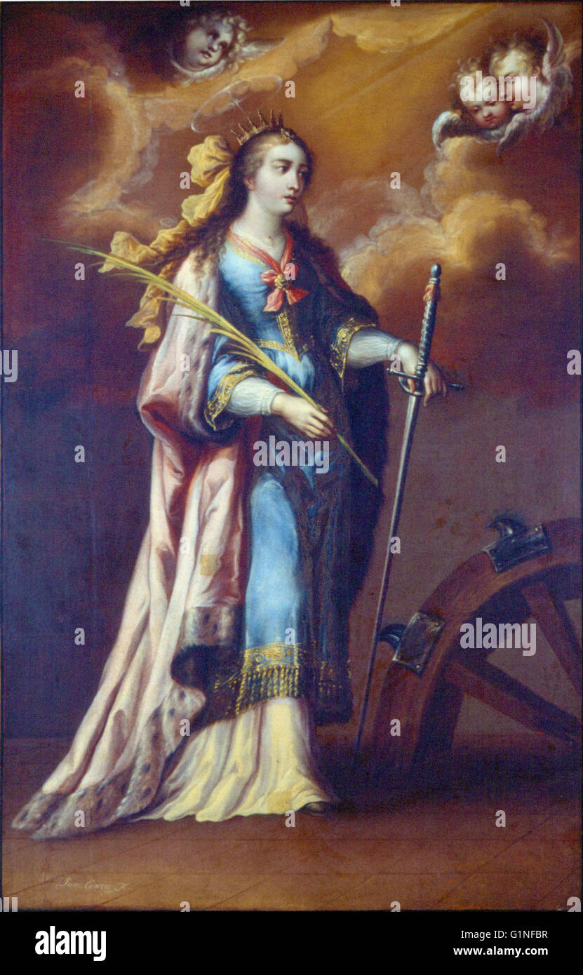 Juan Correa - Saint Catherine of Alexandria - Museo Nacional de Arte de ...