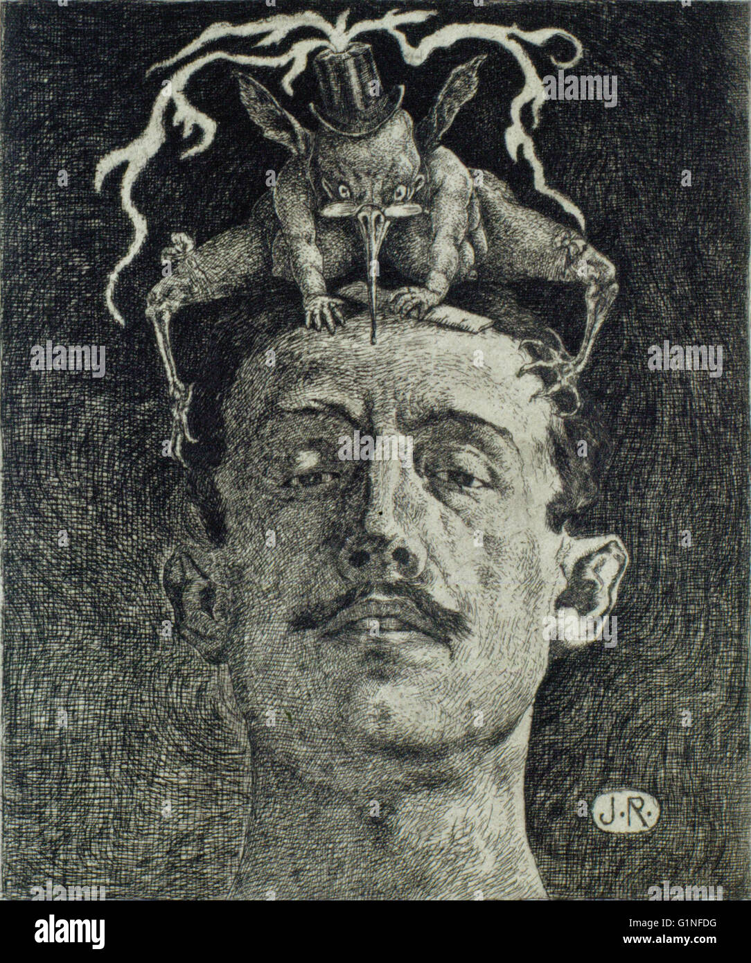 Julio Ruelas - Criticism - Museo Nacional de Arte de Mexico Stock Photo ...