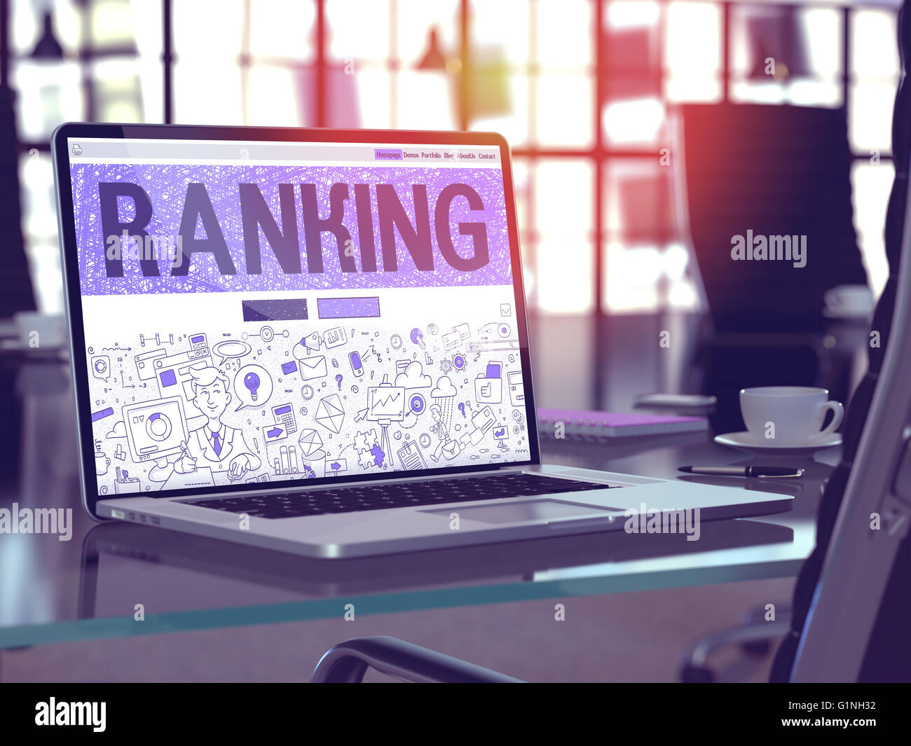 Ranking - Concept on Laptop Screen Stock Photo - Alamy
