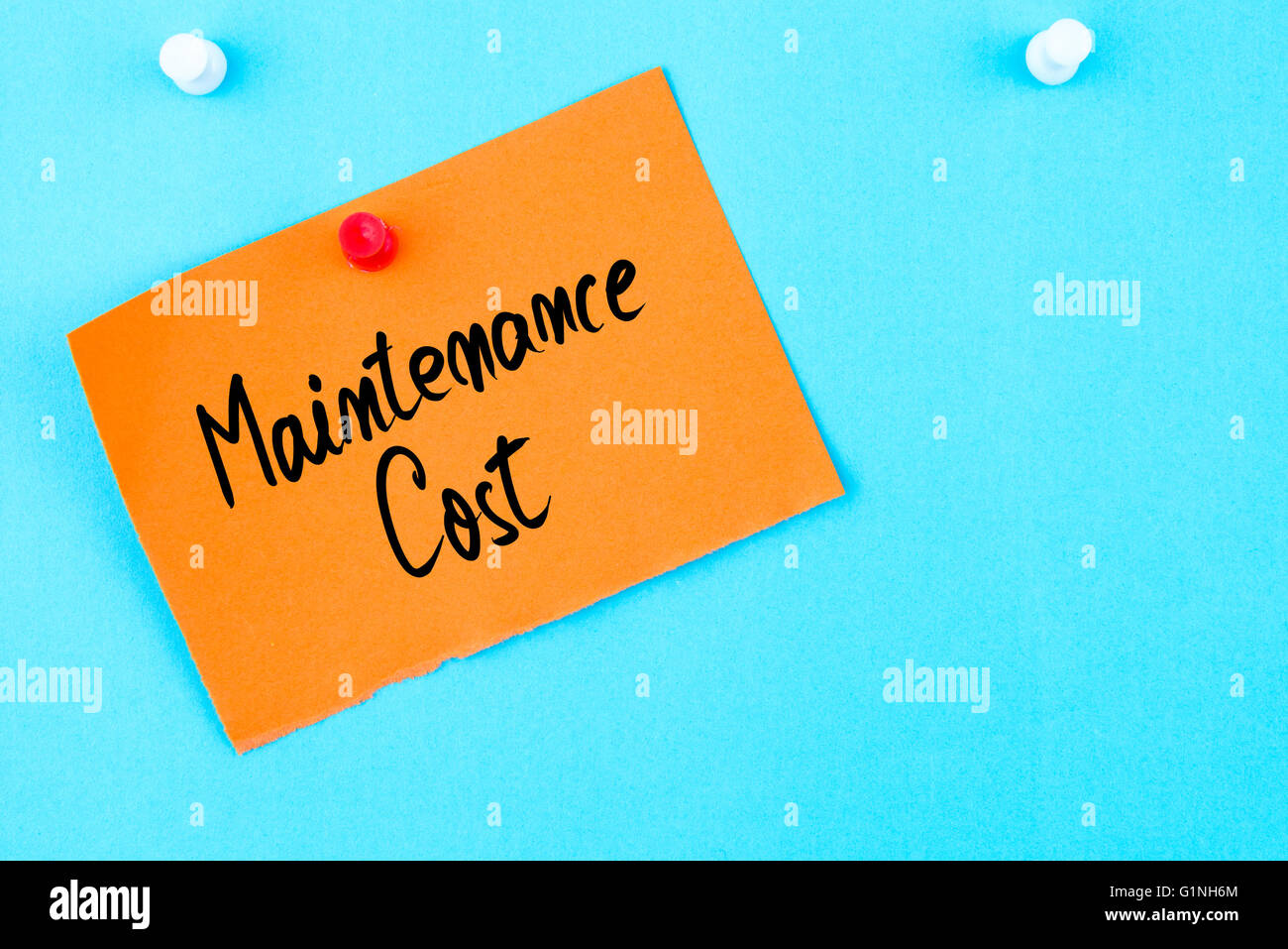 Maintenance note hi-res stock photography and images - Alamy
