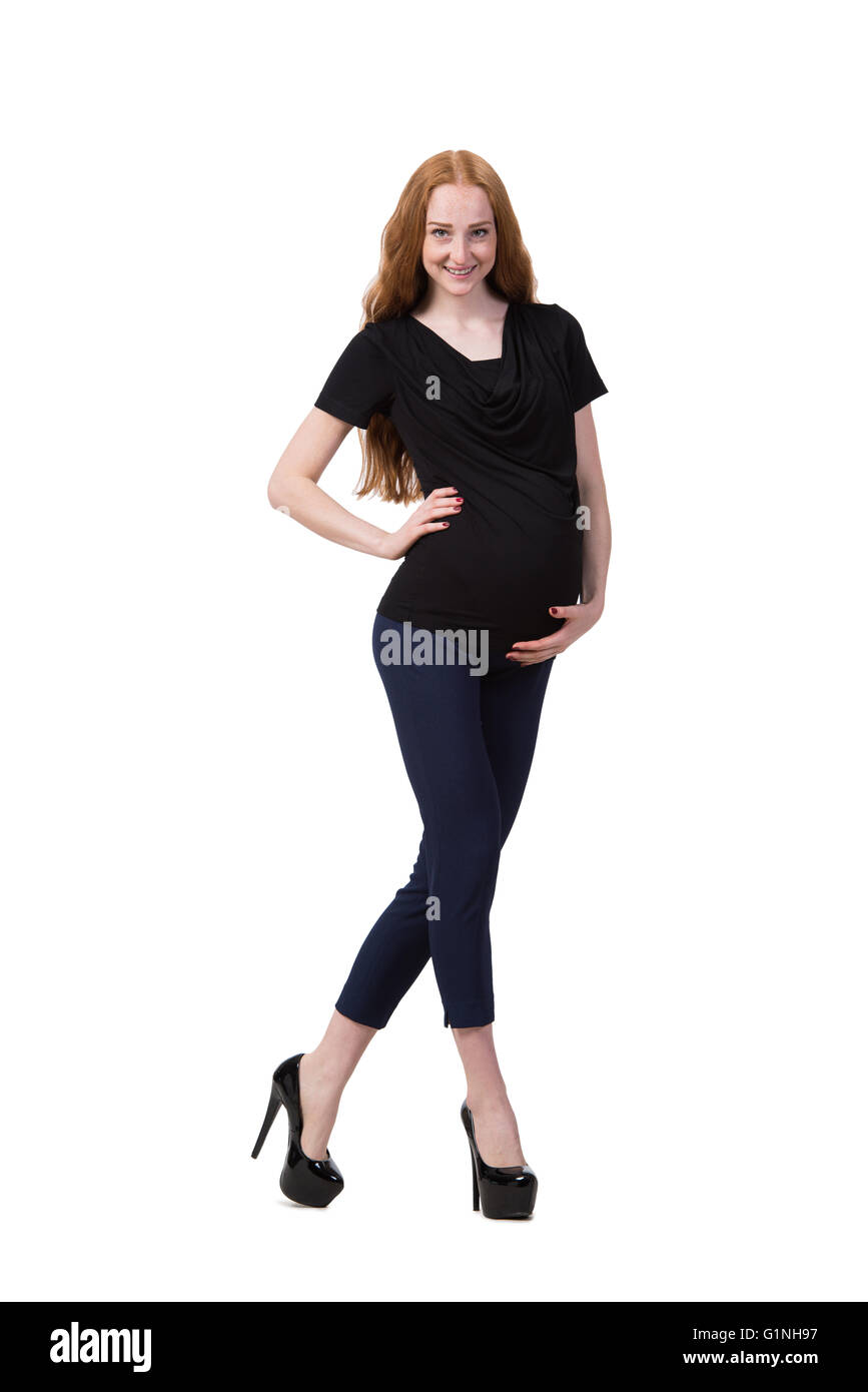 Pregnant Redhead Cut Out Stock Images And Pictures Alamy