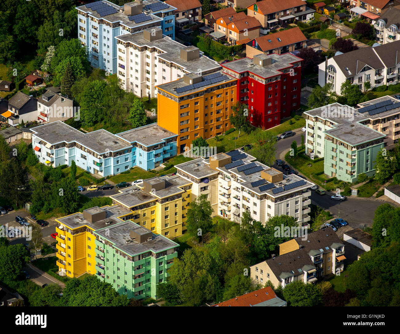 High rise district hi-res stock photography and images - Alamy