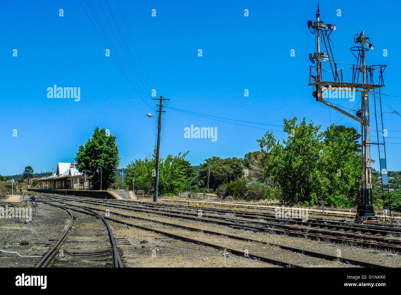 Cooma's Disused Rail Tracks Stock Photo - Alamy