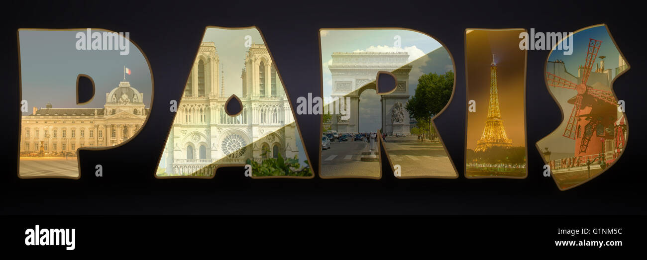 Louvre collage hi-res stock photography and images - Alamy