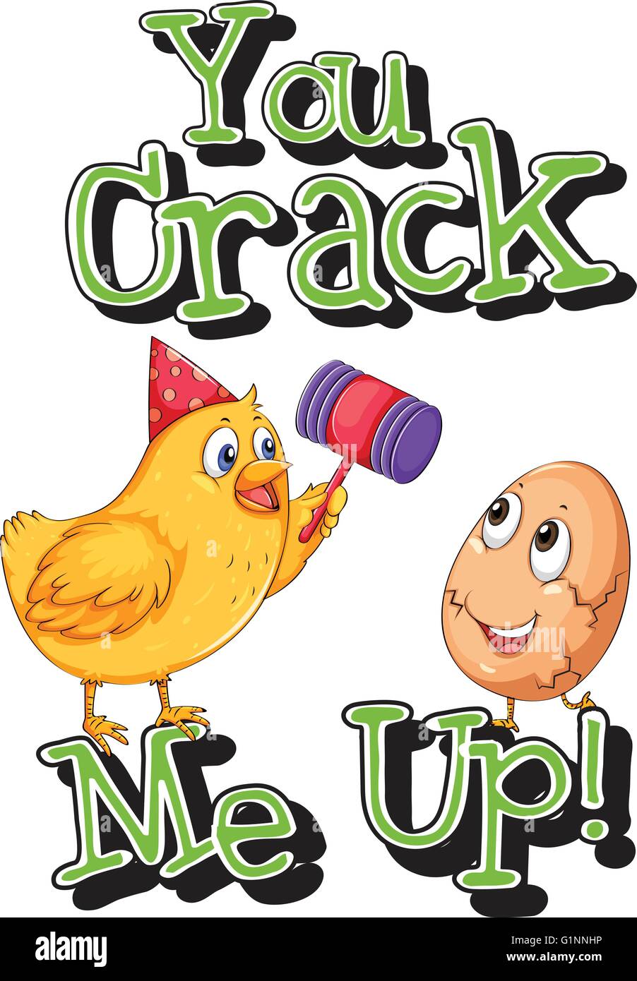 Chicken little poster Cut Out Stock Images & Pictures - Alamy