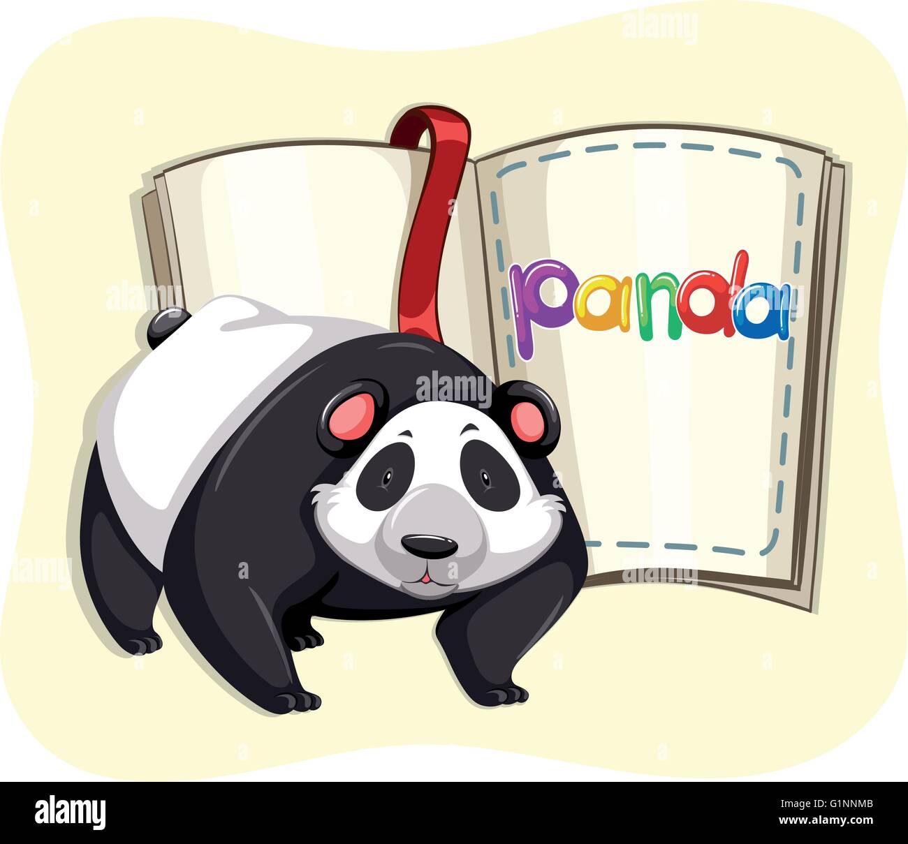 Panda living Stock Vector Images - Alamy