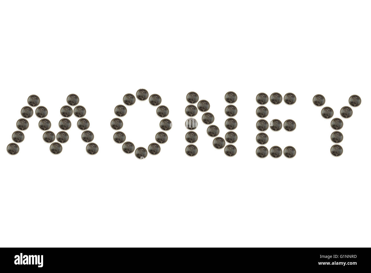 Money formed from coins hi-res stock photography and images - Alamy