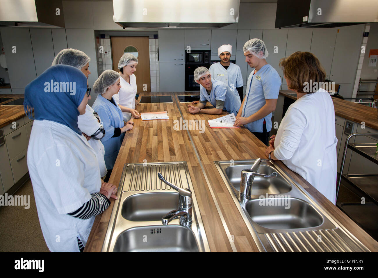 International school class learns how to cook and bake in the training ...