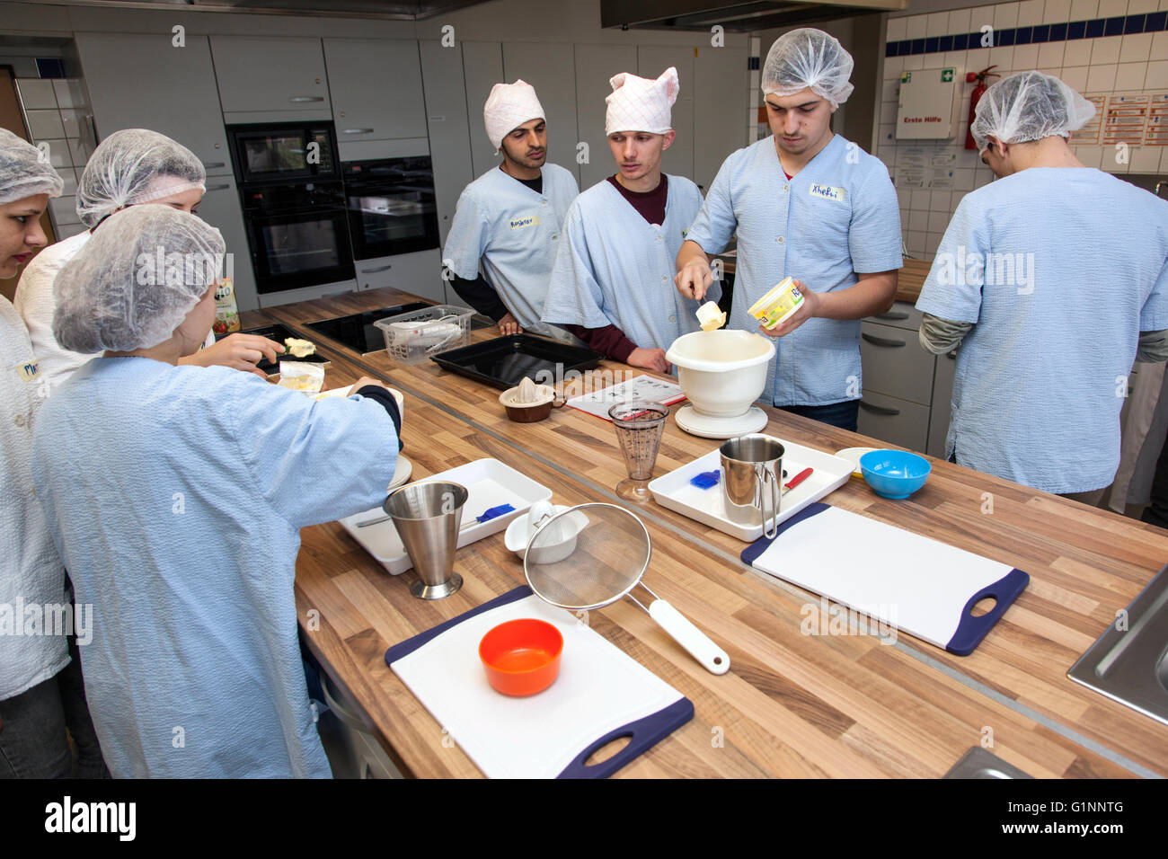 International school class learns how to cook and bake in the training ...