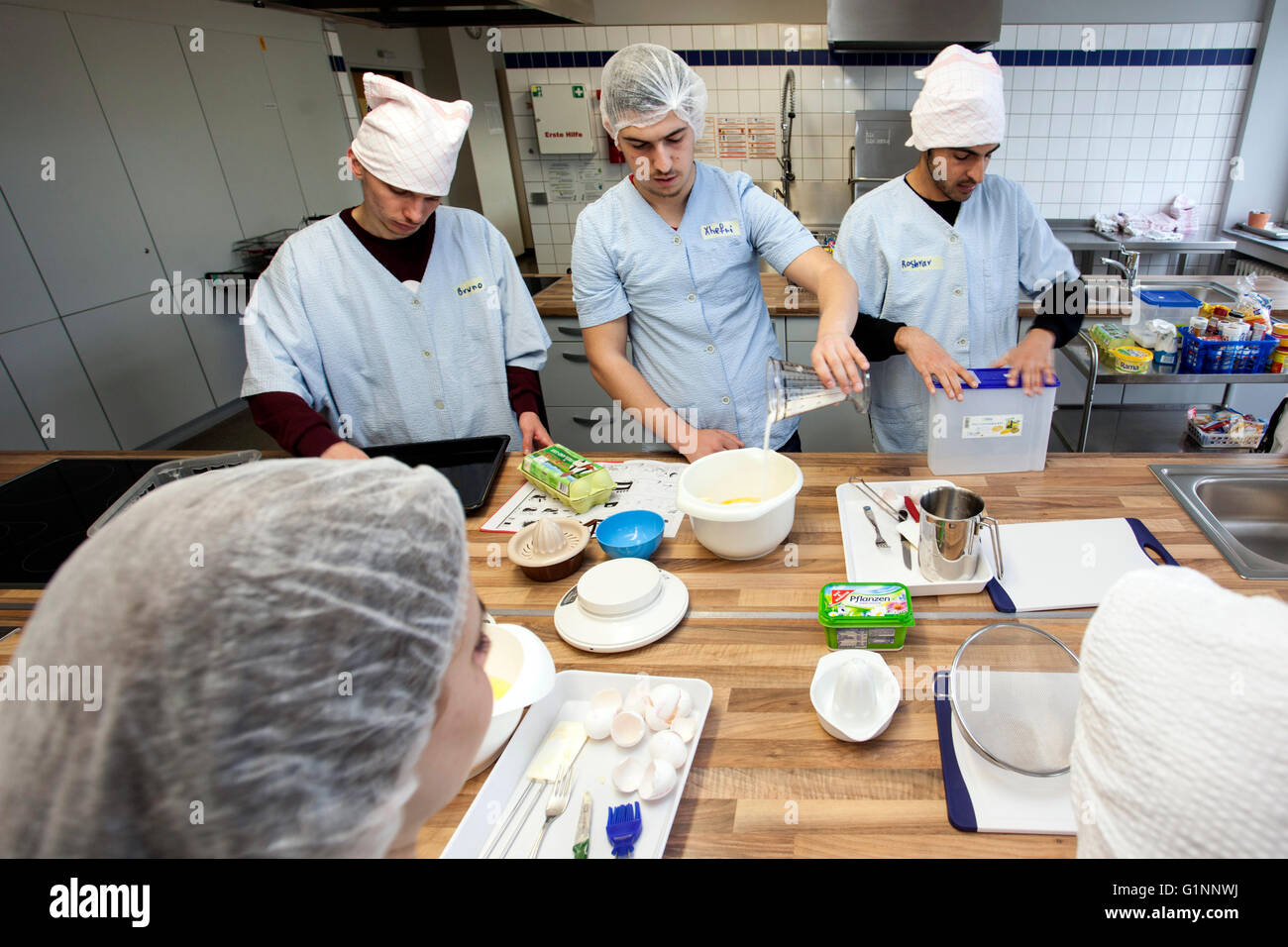 International school class learns how to cook and bake in the training ...