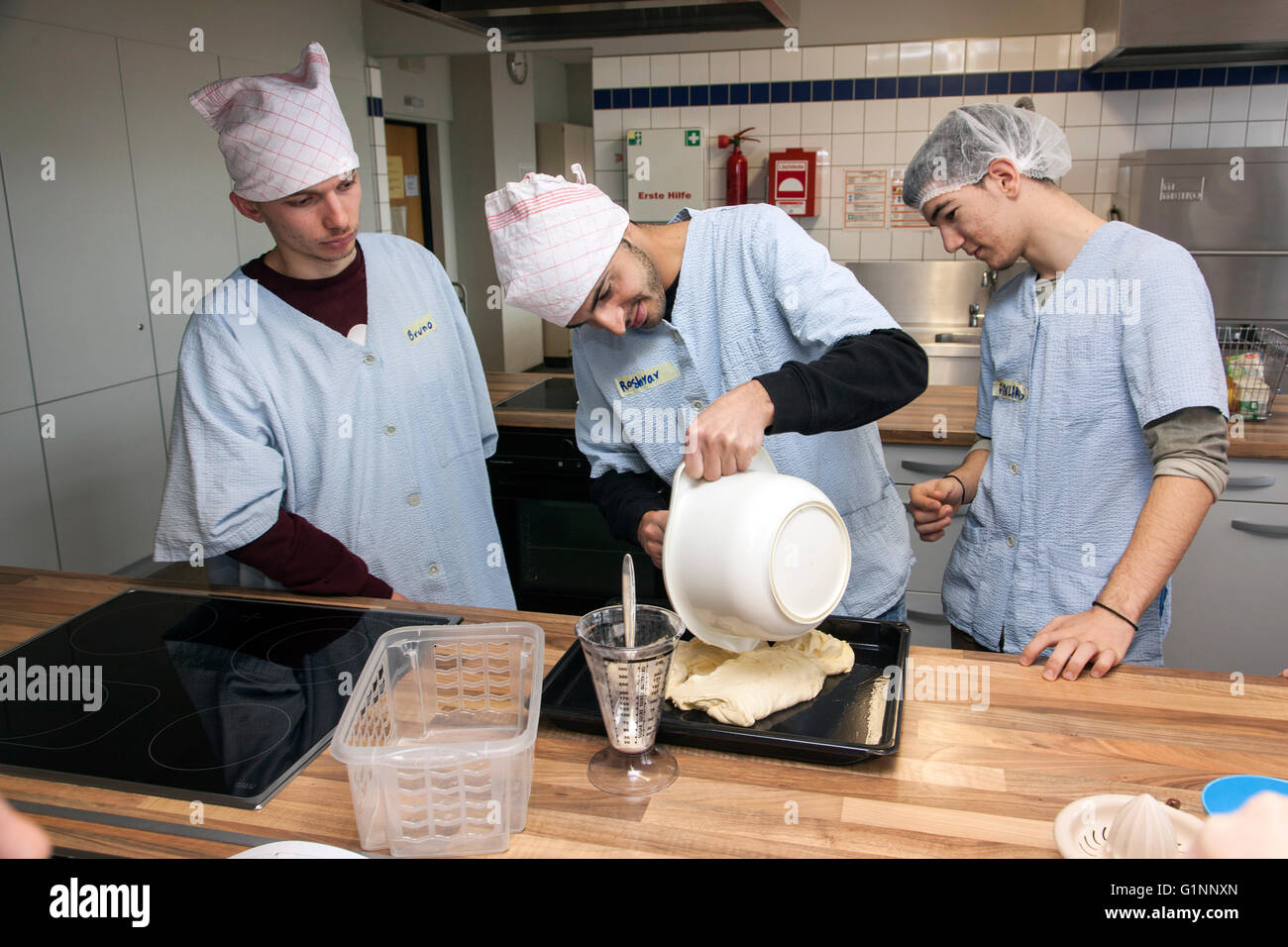 International school class learns how to cook and bake in the training ...