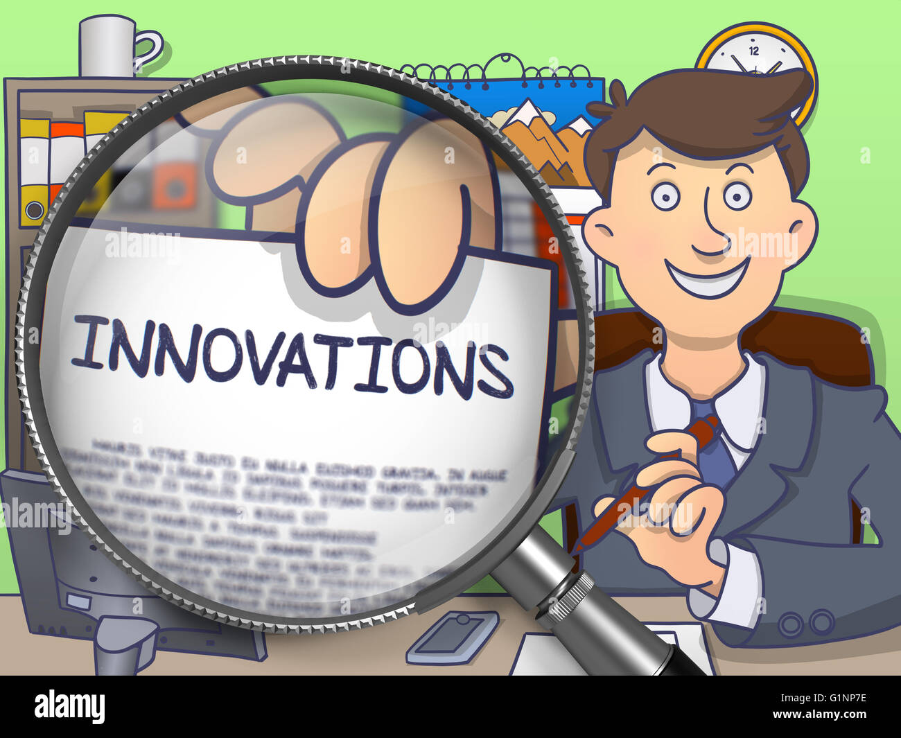 Innovations through Lens. Doodle Style Stock Photo - Alamy Innovations through Lens. Doodle Style Stock Photo - Alamy