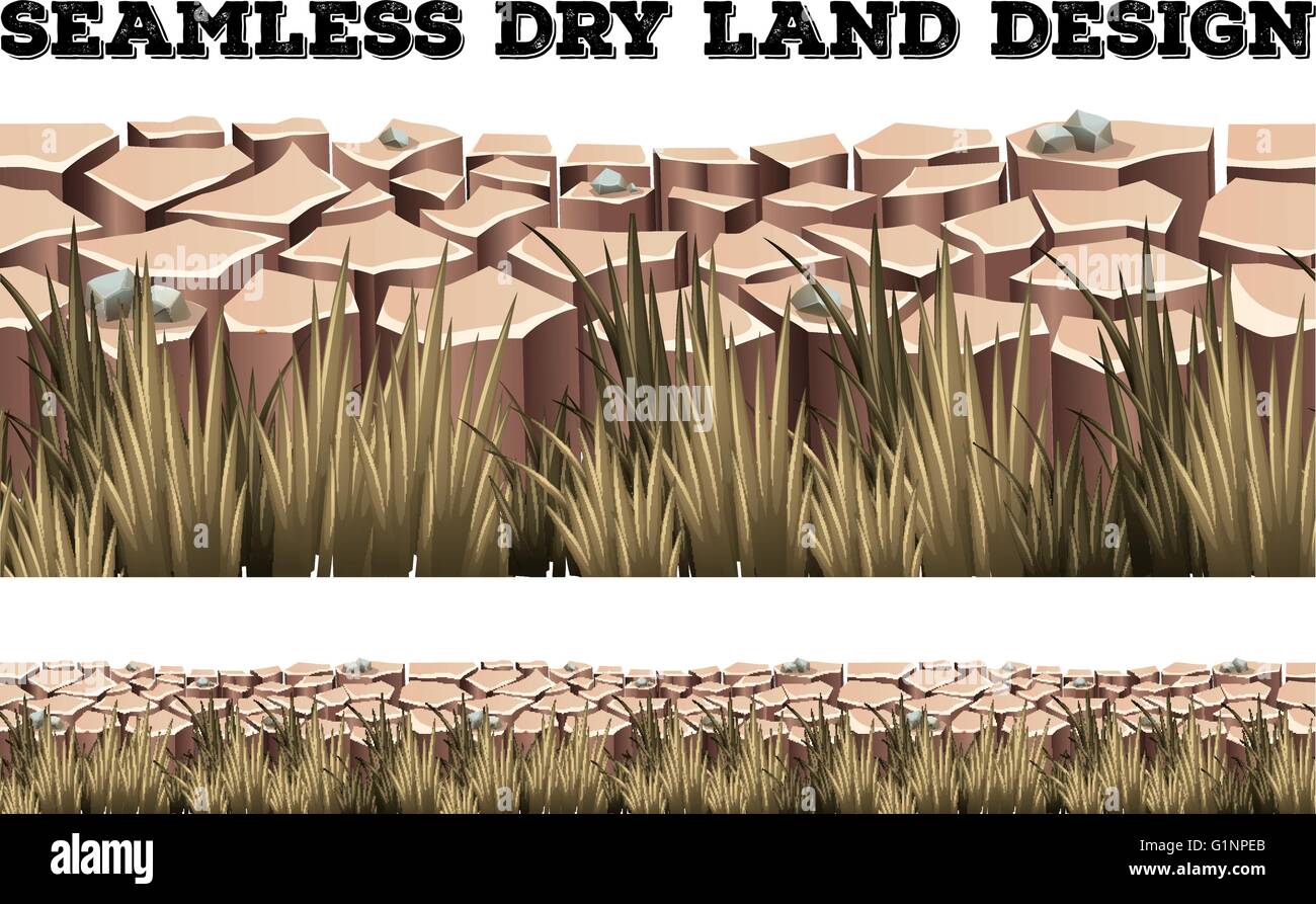 Seamless ground earth rock Stock Vector Images - Alamy