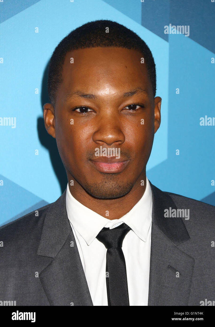 New York, USA. 16th May, 2016. Actor COREY HAWKINS attends 2016 Fox ...