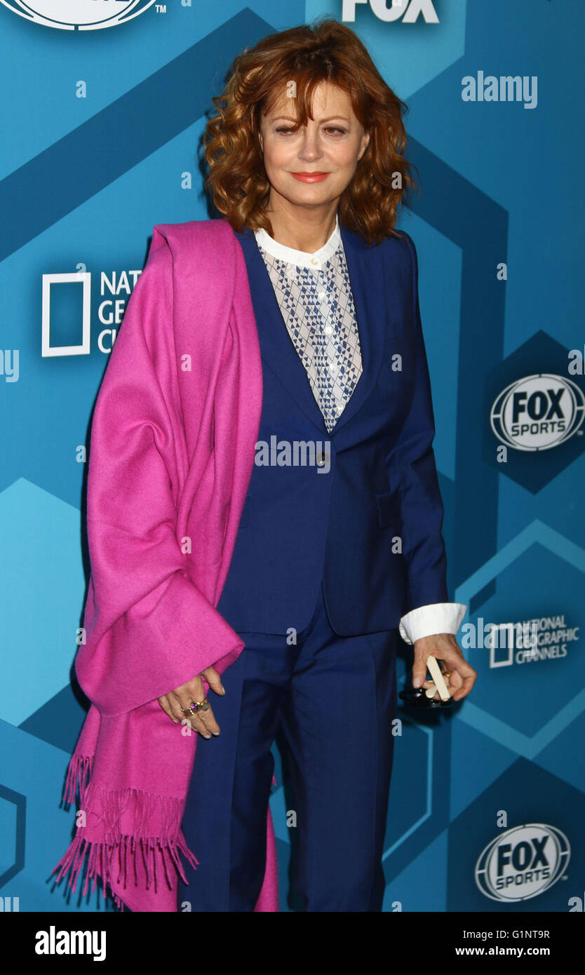 New York, USA. 16th May, 2016. Actress SUSAN SARANDON attends 2016 Fox ...