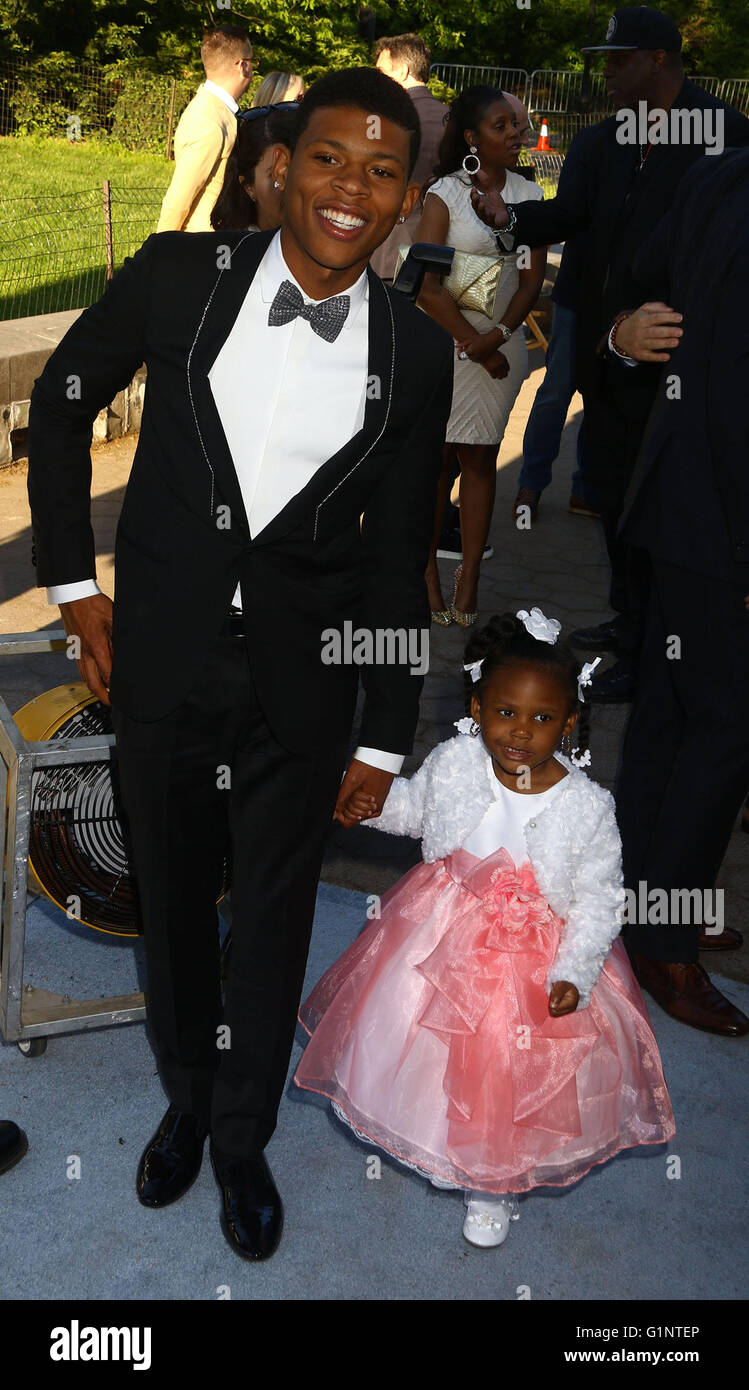 New York, USA. 16th May, 2016. Actor BRYSHERE GRAY with his niece at ...