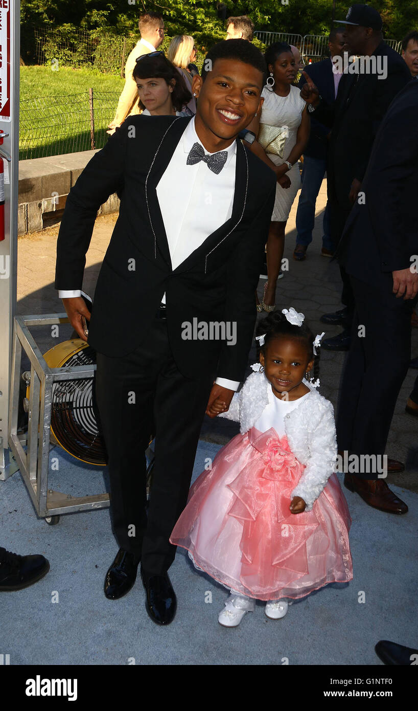 New York, USA. 16th May, 2016. Actor BRYSHERE GRAY with his niece at ...