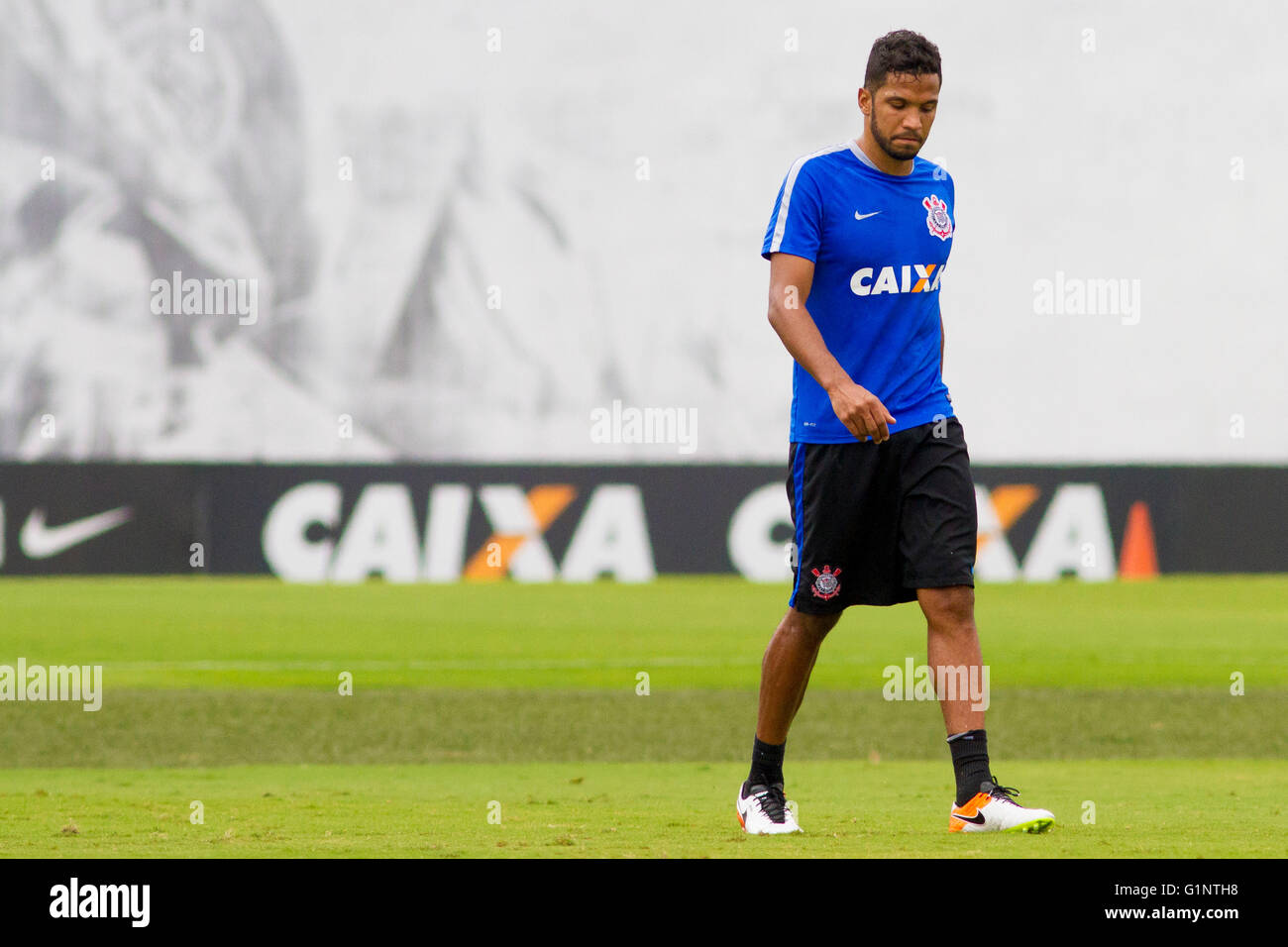 SAO PAULO, Brazil - 17/05/2016: TRAINING CORINTHIANS - Yago during ...