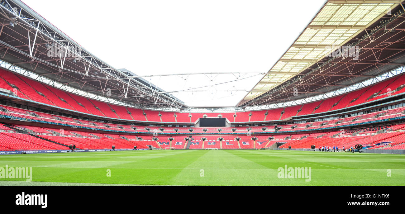 Wembley, London, UK. 17th May, 2016. General views of Wembley Stadium ...