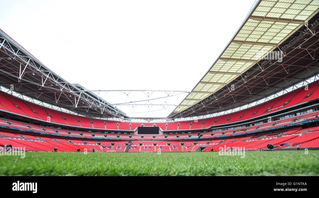 Wembley, London, UK. 17th May, 2016. General views of Wembley Stadium ...