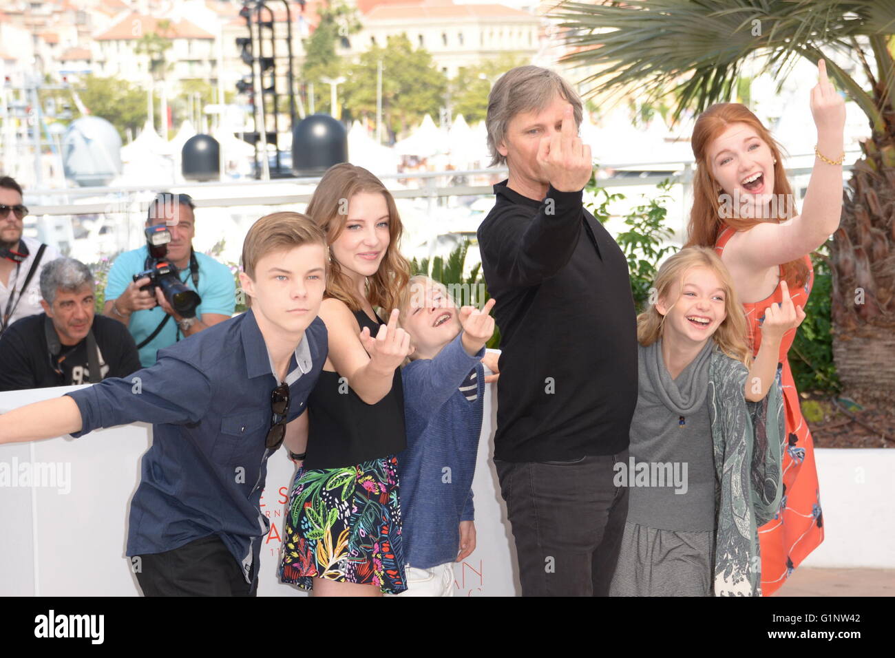 Cannes, France. 11th May, 2016. CANNES, FRANCE - MAY 17: (L-R) Actors ...