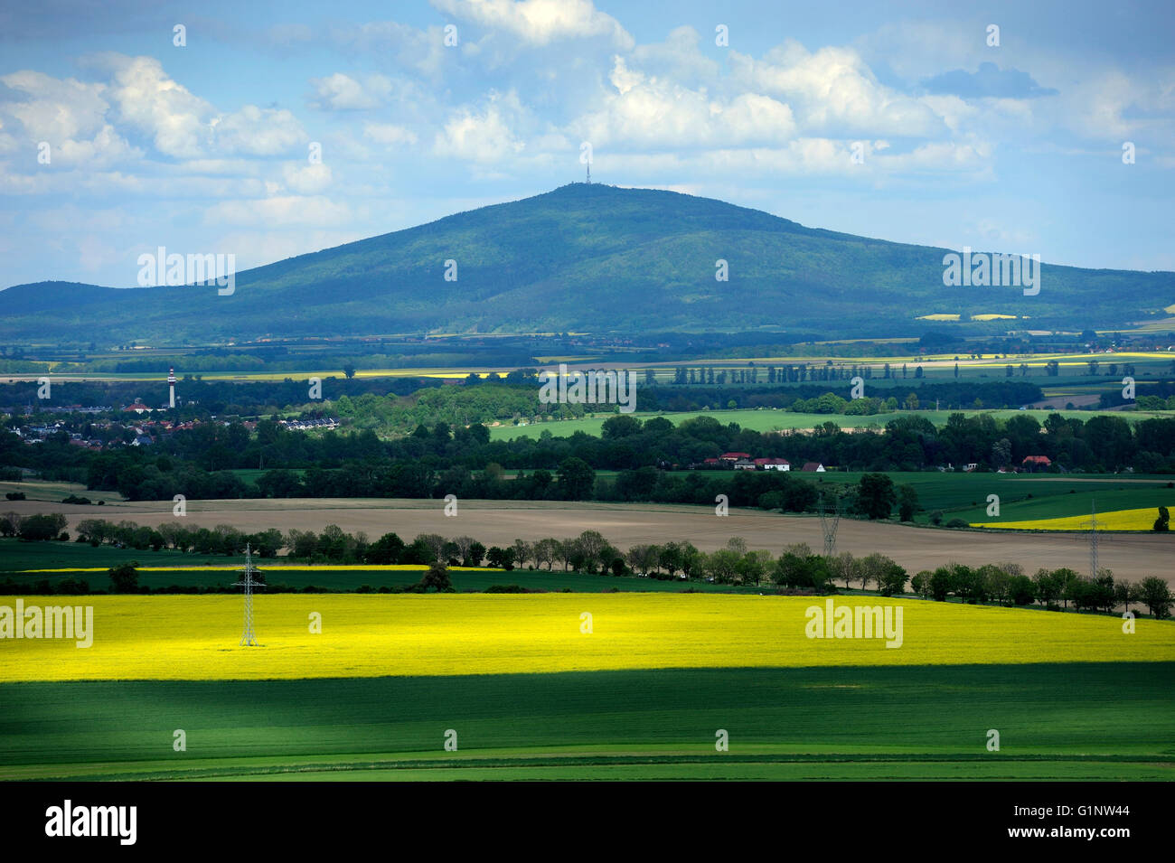 sleza, mountain, landscape, silesia, poland, sleza, mountain, landscape ...