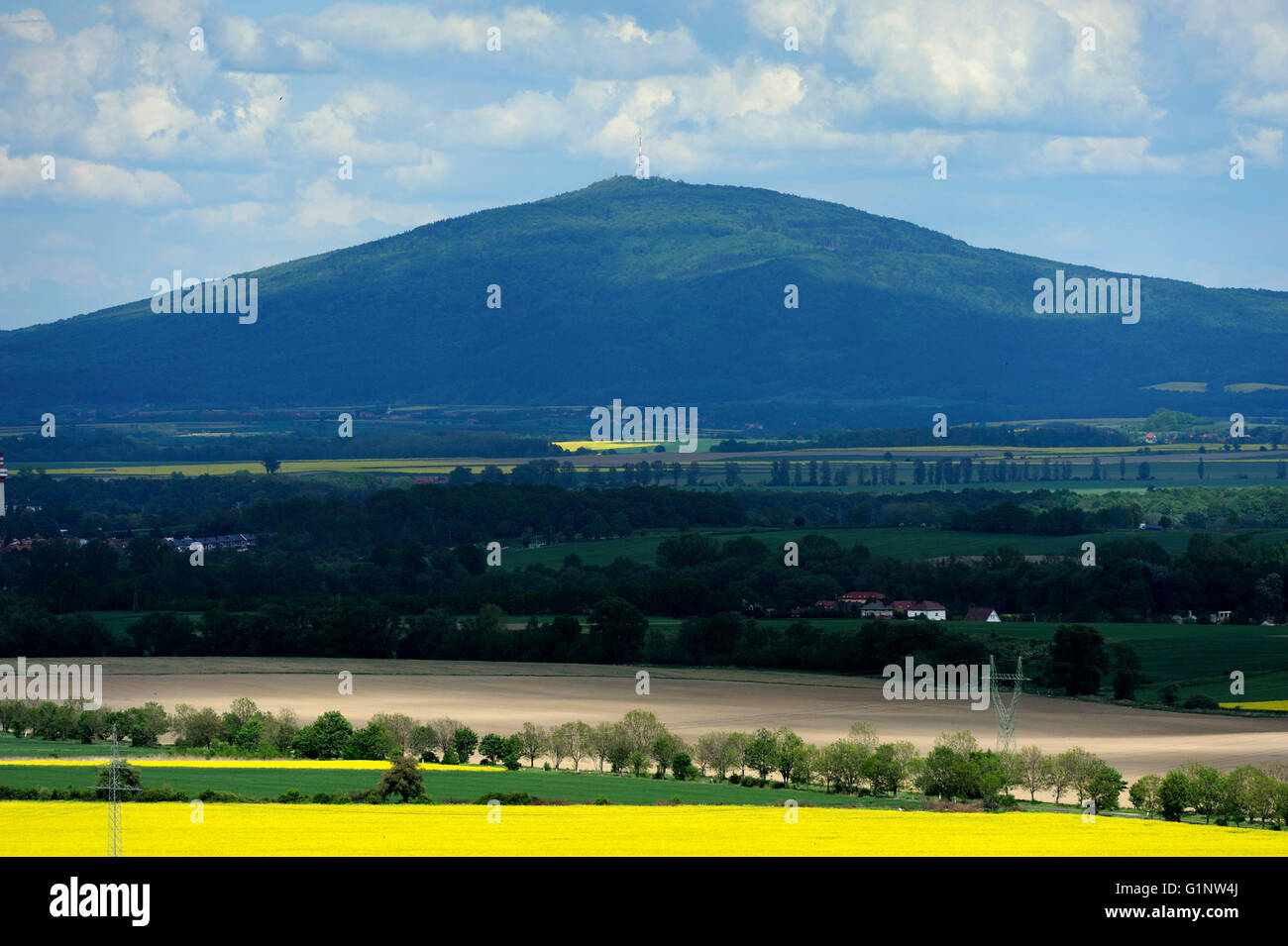 sleza, mountain, landscape, silesia, poland, sleza, mountain, landscape ...