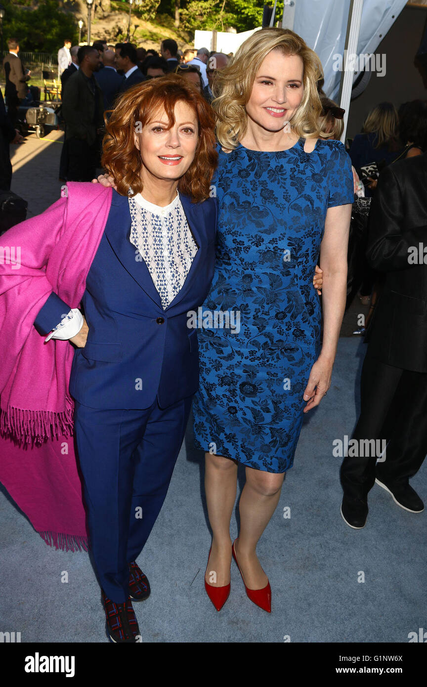 New York, New York, USA. 16th May, 2016. Actresses SUSAN SARANDON and ...