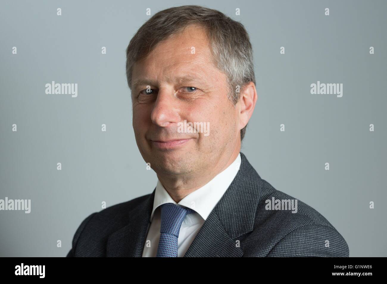 Christian Herzog, Director of Air France-KLM in Germany, posing during ...