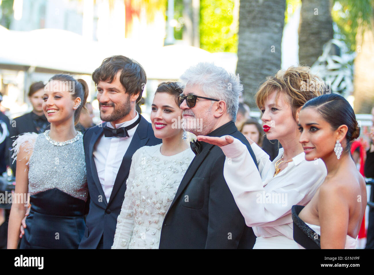 Cannes, France. 17th May, 2016. Michelle Jenner, Inma Cuesta, Pedro ...