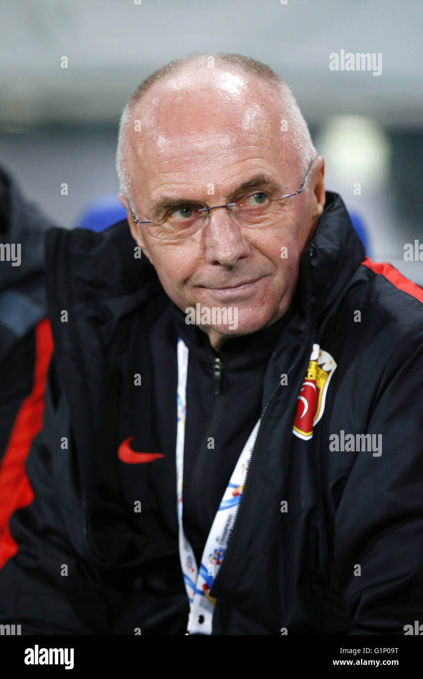 Tokyo Stadium, Tokyo, Japan. 17th May, 2016. Sven-Goran Eriksson (SIPG ...