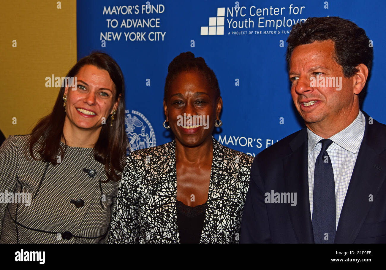 New York City, United States. 17th May, 2016. Chirlane McCray with Gary ...