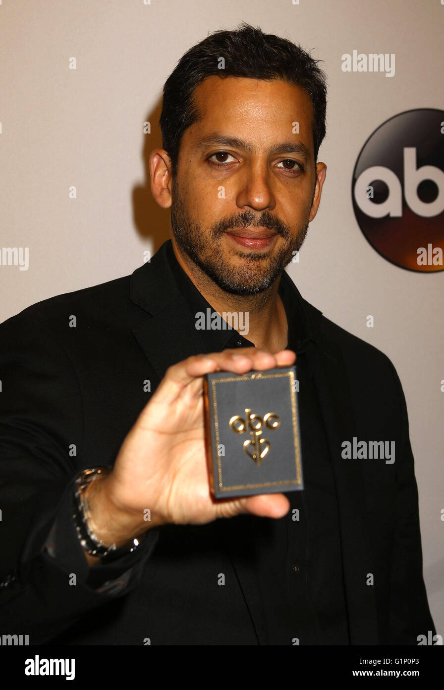 New York, USA. 17th May, 2016. Magician DAVID BLAINE attends 2016 ABC ...
