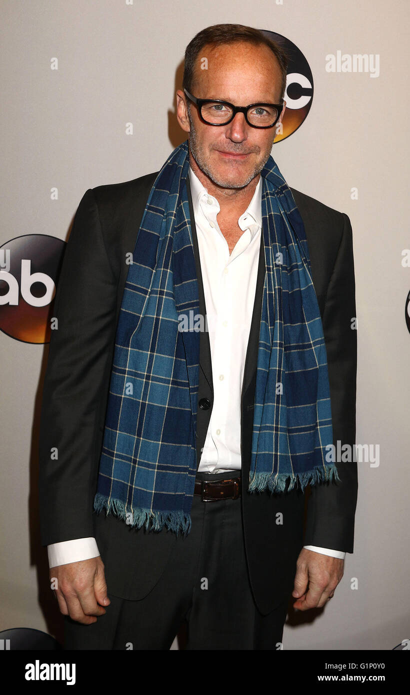 New York, USA. 17th May, 2016. Actor CLARK GREGG attends 2016 ABC ...