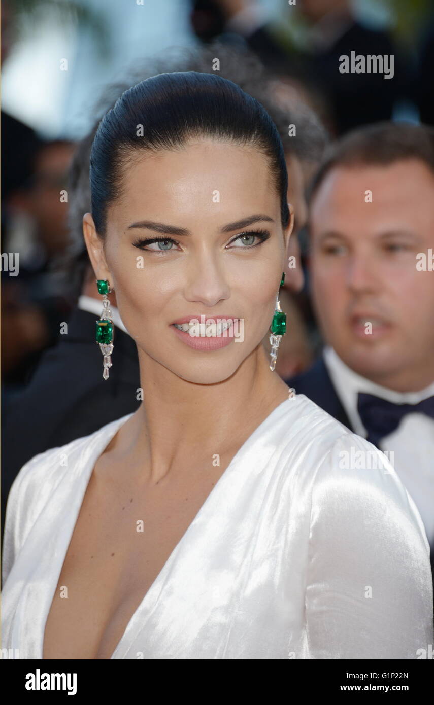 Cannes, France. 17th May, 2016. CANNES, FRANCE - MAY 17: Adriana Lima ...
