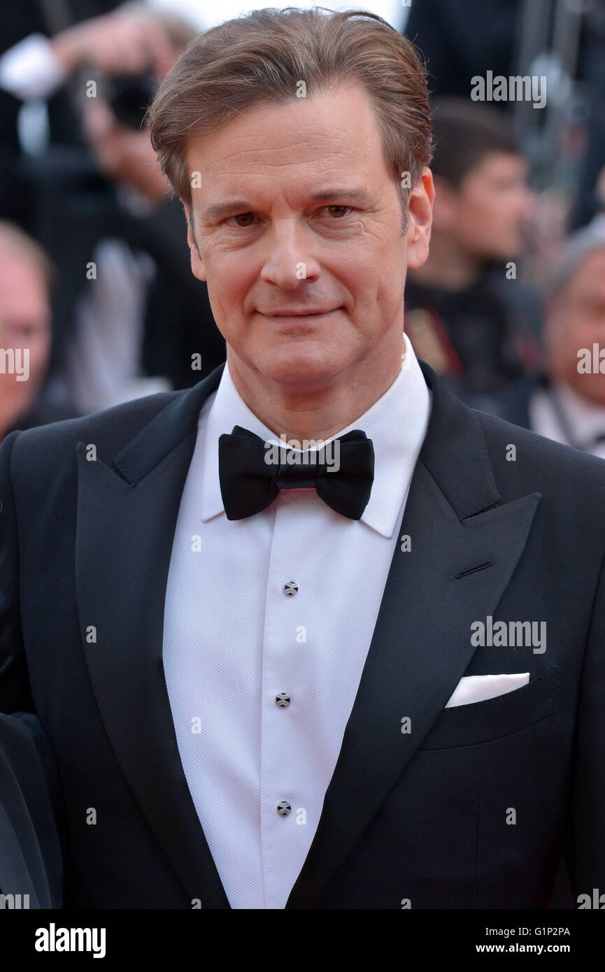 Colin Firth attends the 'Loving' film premiere at 69th Cannes Film ...