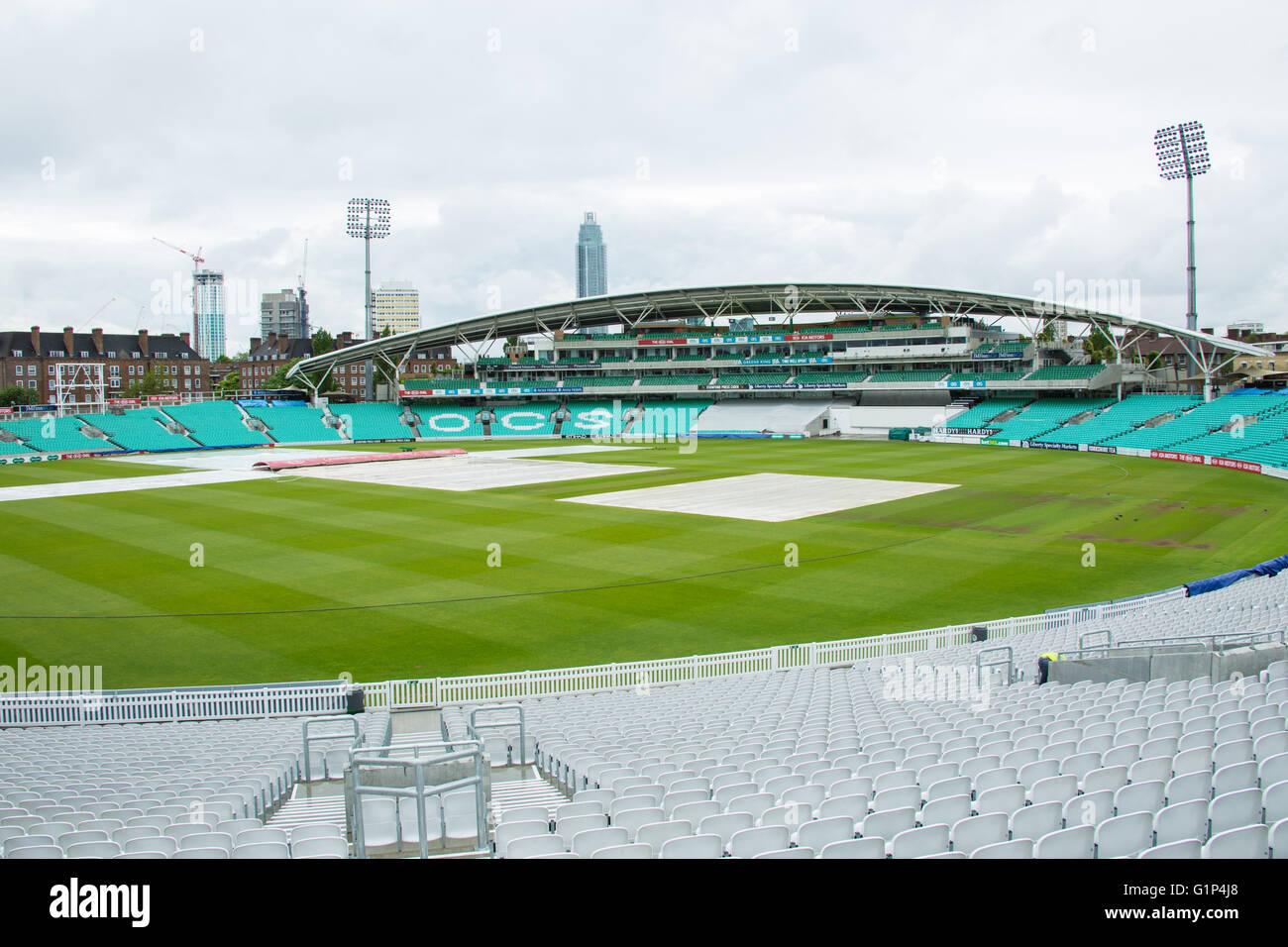 Oval cricket london ocs stand hi-res stock photography and images - Alamy